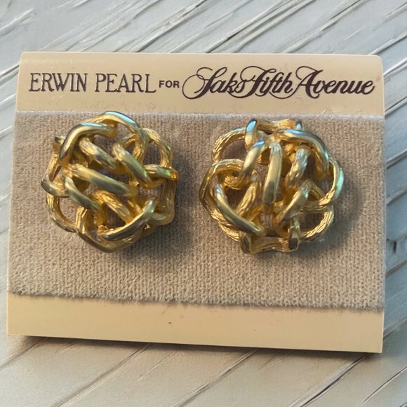 Erwin Pearl | Jewelry | Nwt Erwin Pearl For Saks Fifth Avenue Gold Knot ...